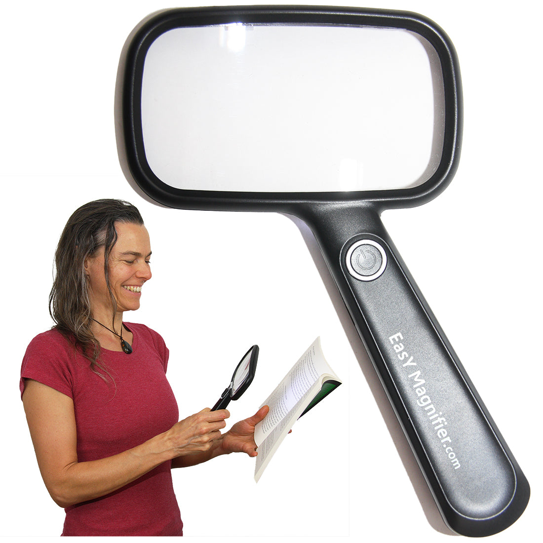 🔎Große rechteckige Lupe mit LED Licht 🥇 Bestseller im Vergleich.org